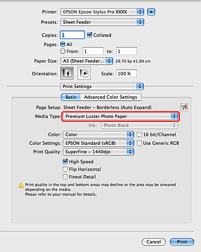 Borderless Printing